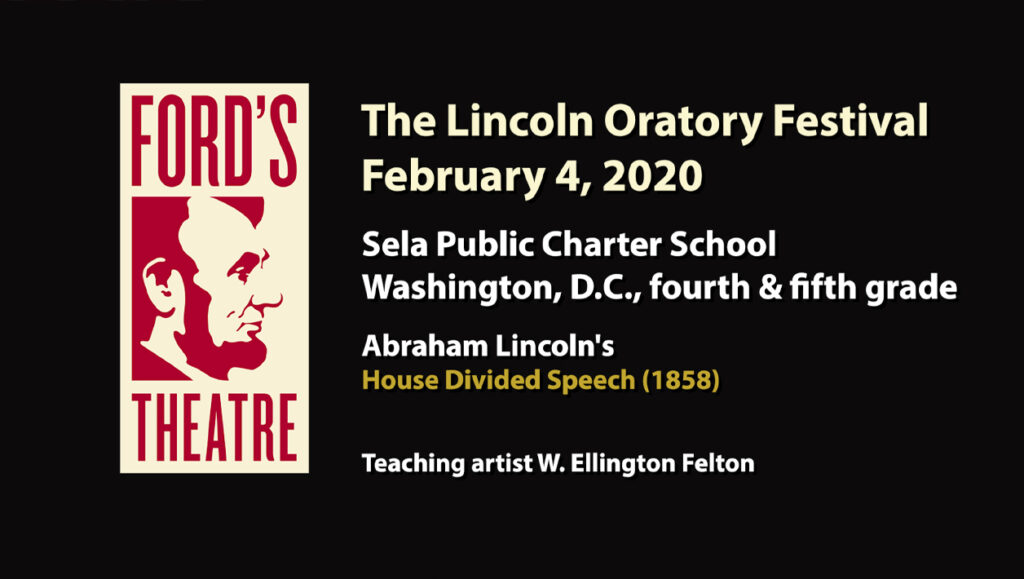 The Lincoln Oratory Festival 2020, Sela Public Charter School – House ...